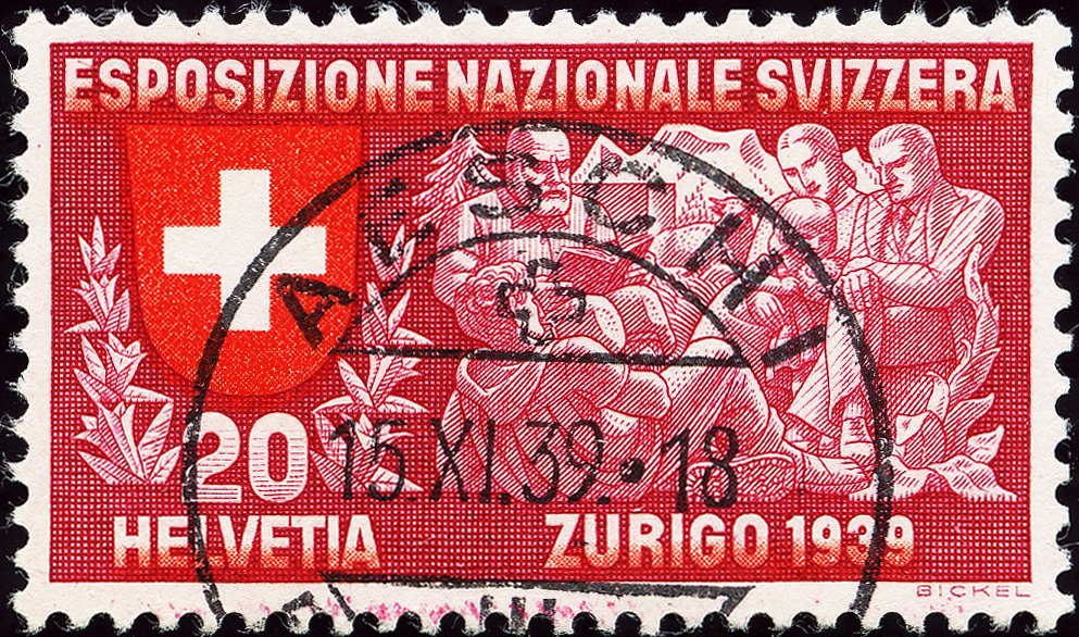 WIELAND Timbres - Timbres - Suisse - Timbres Poste - Exposition nationale